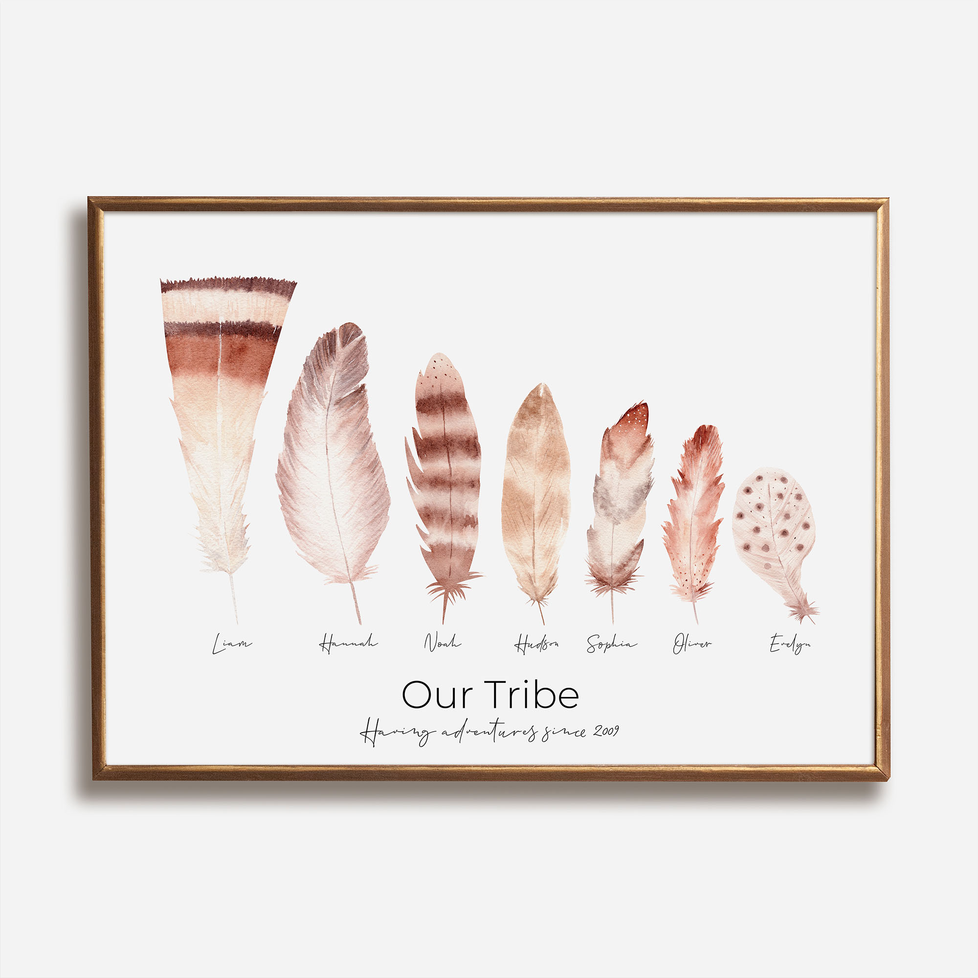 Our Tribe Print - Autumn Designs