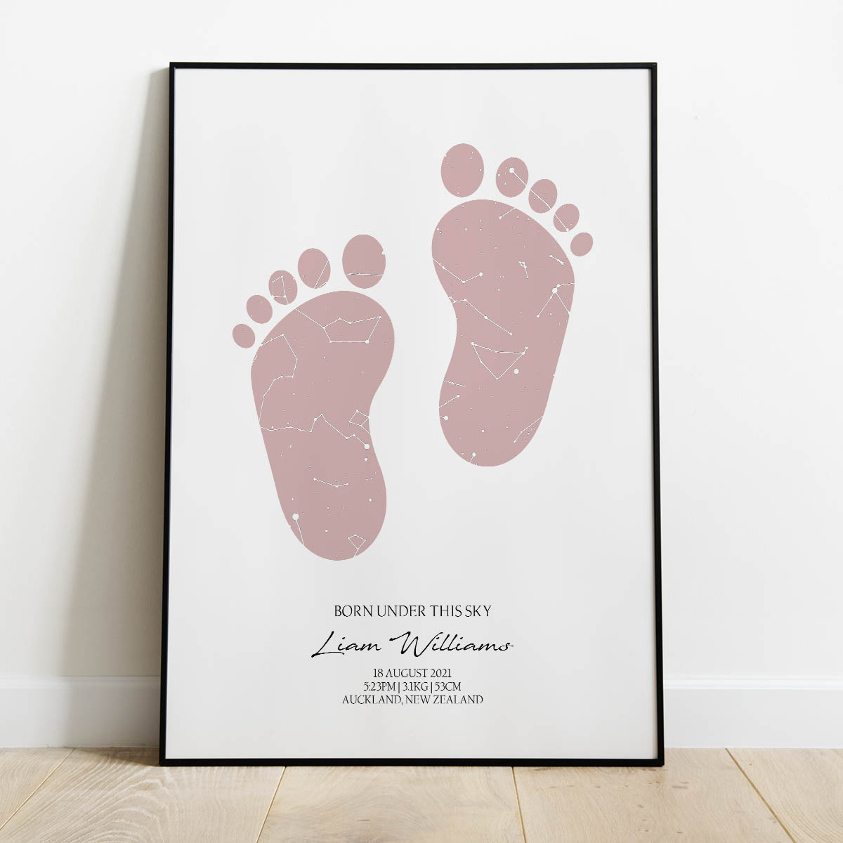 Baby Footprints With Star Designs Baby Feet Newborn Baby Paper Cut